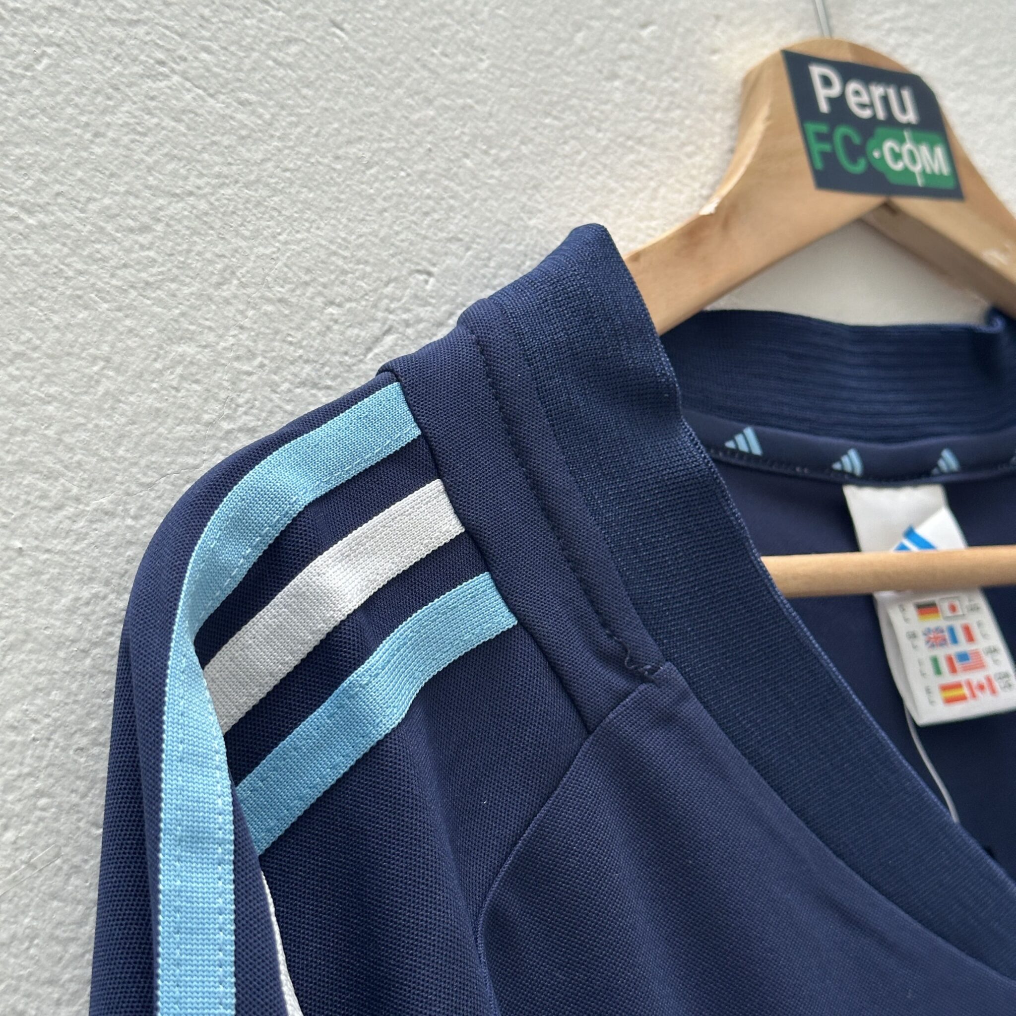 Camiseta Selección de Argentina 2002 away | Adidas - Peru FC