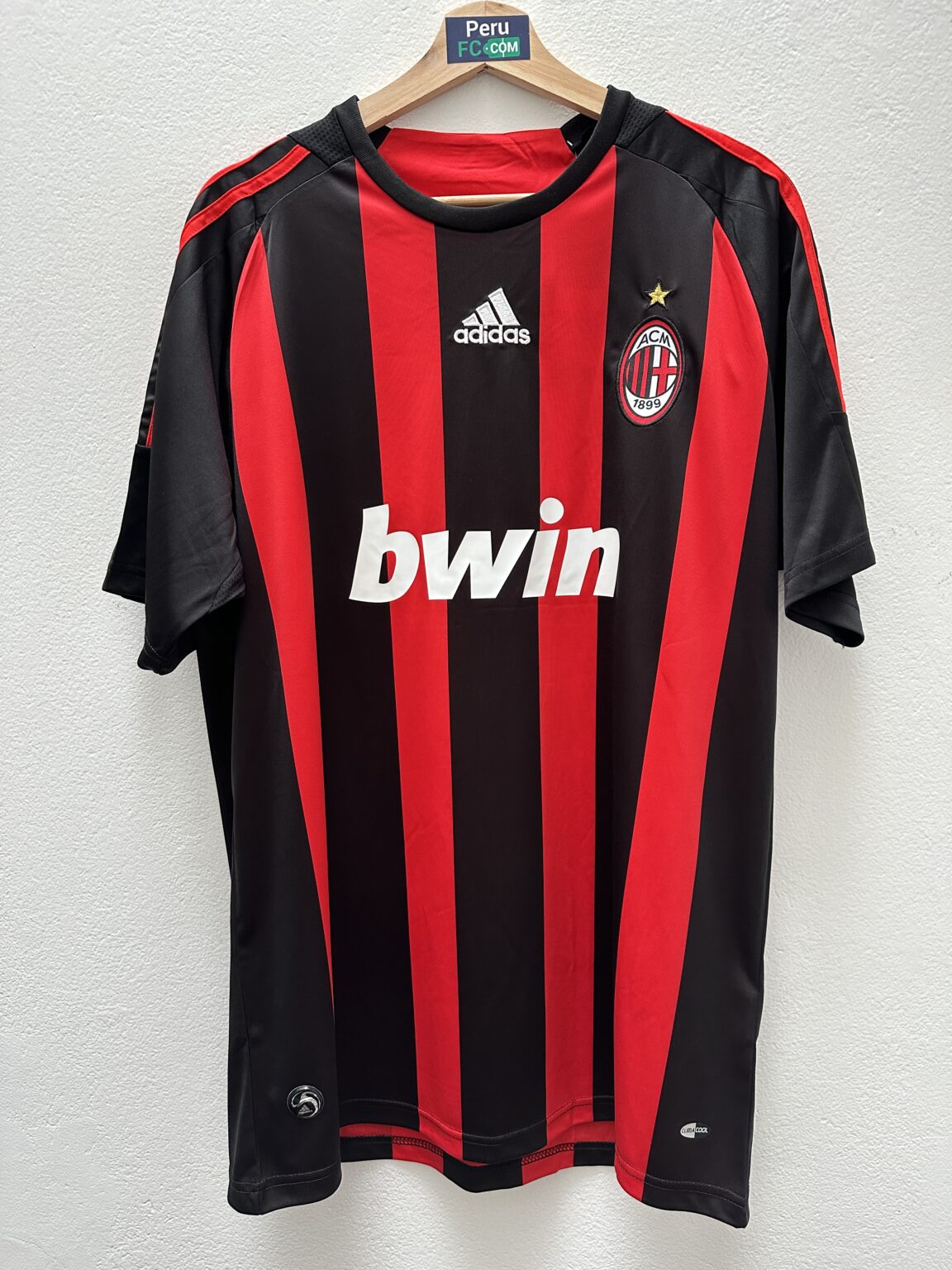 Camiseta AC Milan 2008/09 home | Adidas - Peru FC