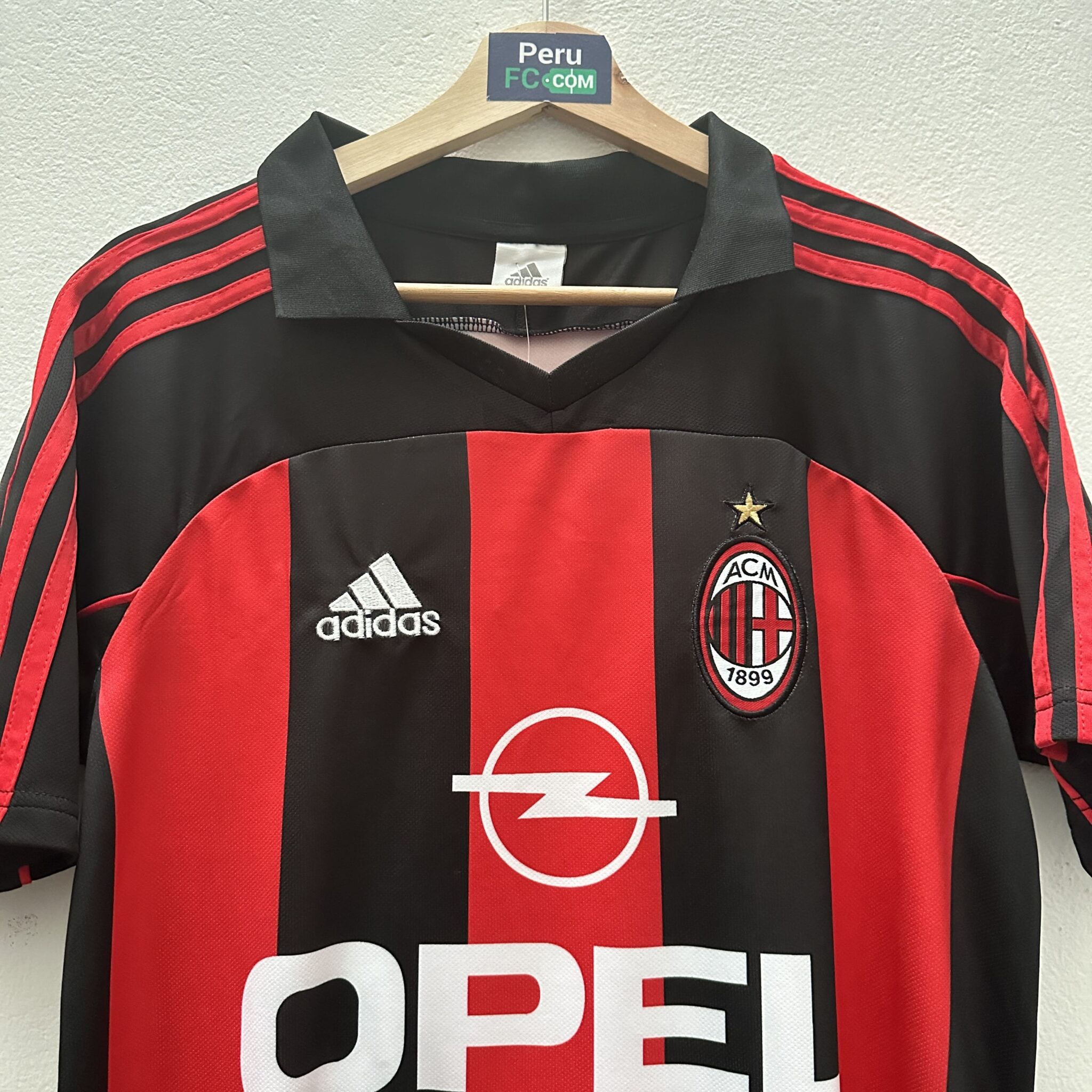 Camiseta Ac Milan home 2000/01 | Adidas - Peru FC
